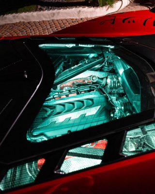 Check out Trippie Redd's custom Corvette C8 Stingray - Soundazed