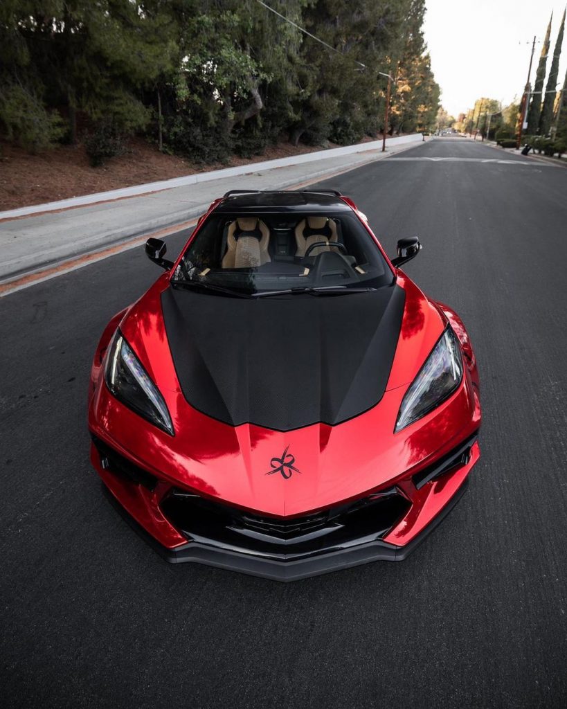 Check out Trippie Redd's custom Corvette C8 Stingray - soundazed